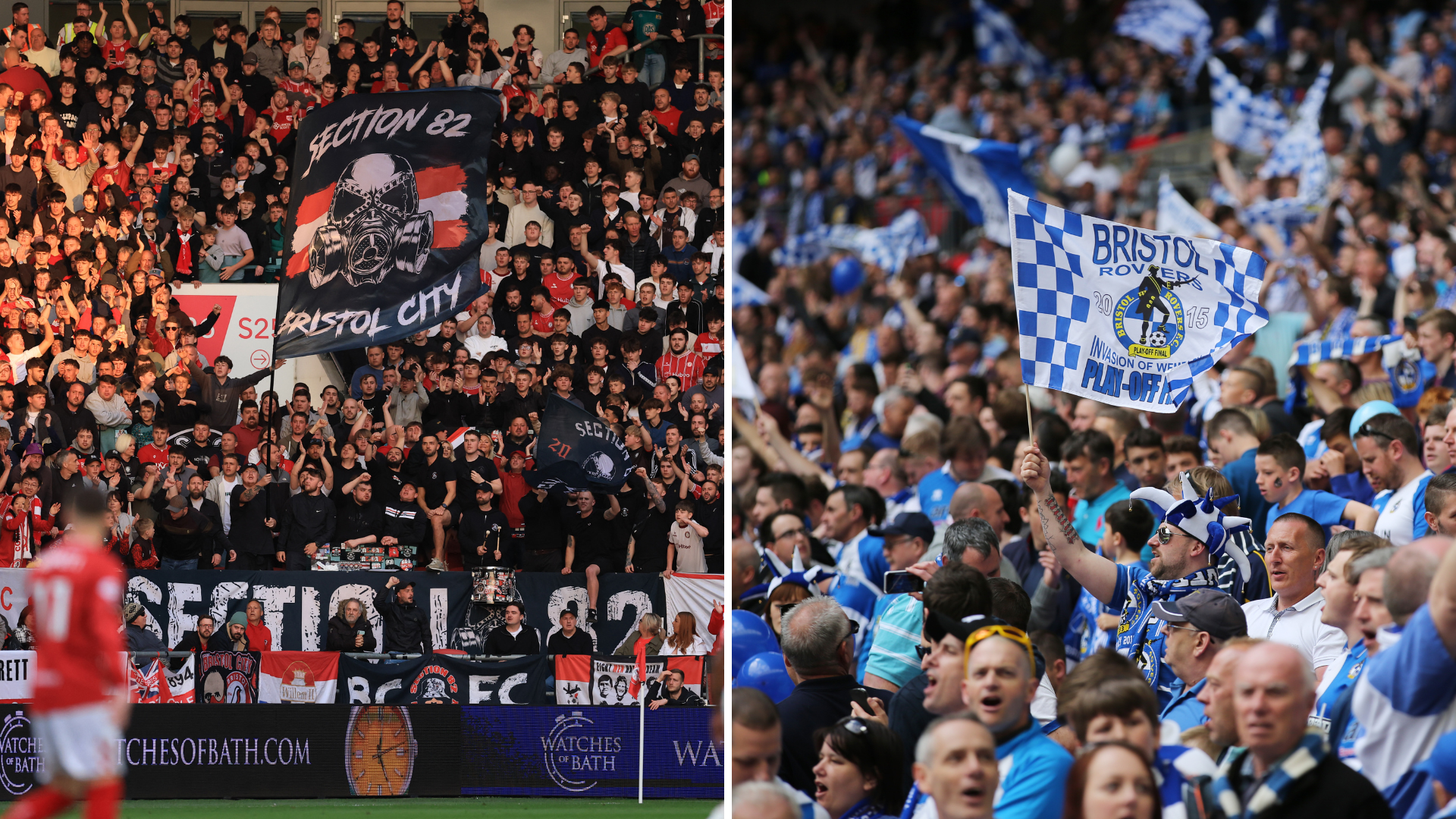 Bristol City v Bristol Rovers: Who has the loudest fanbase? AI decides