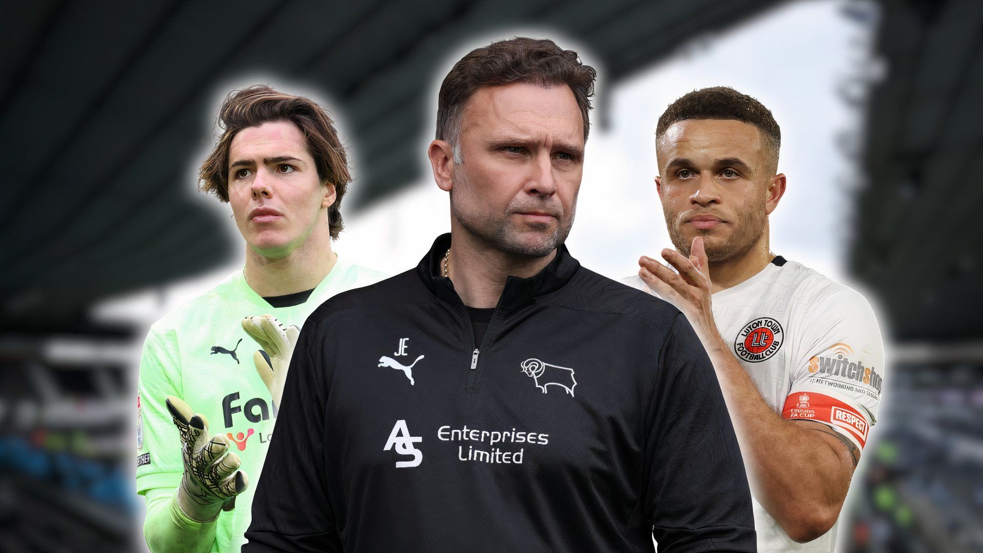 The predicted Derby County XI John Eustace will play v Stoke City ...