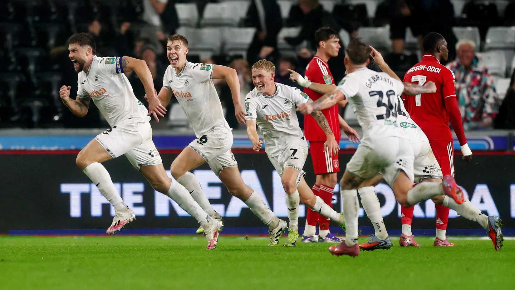 What Cameron Burgess has said to Swansea City fans after double own ...