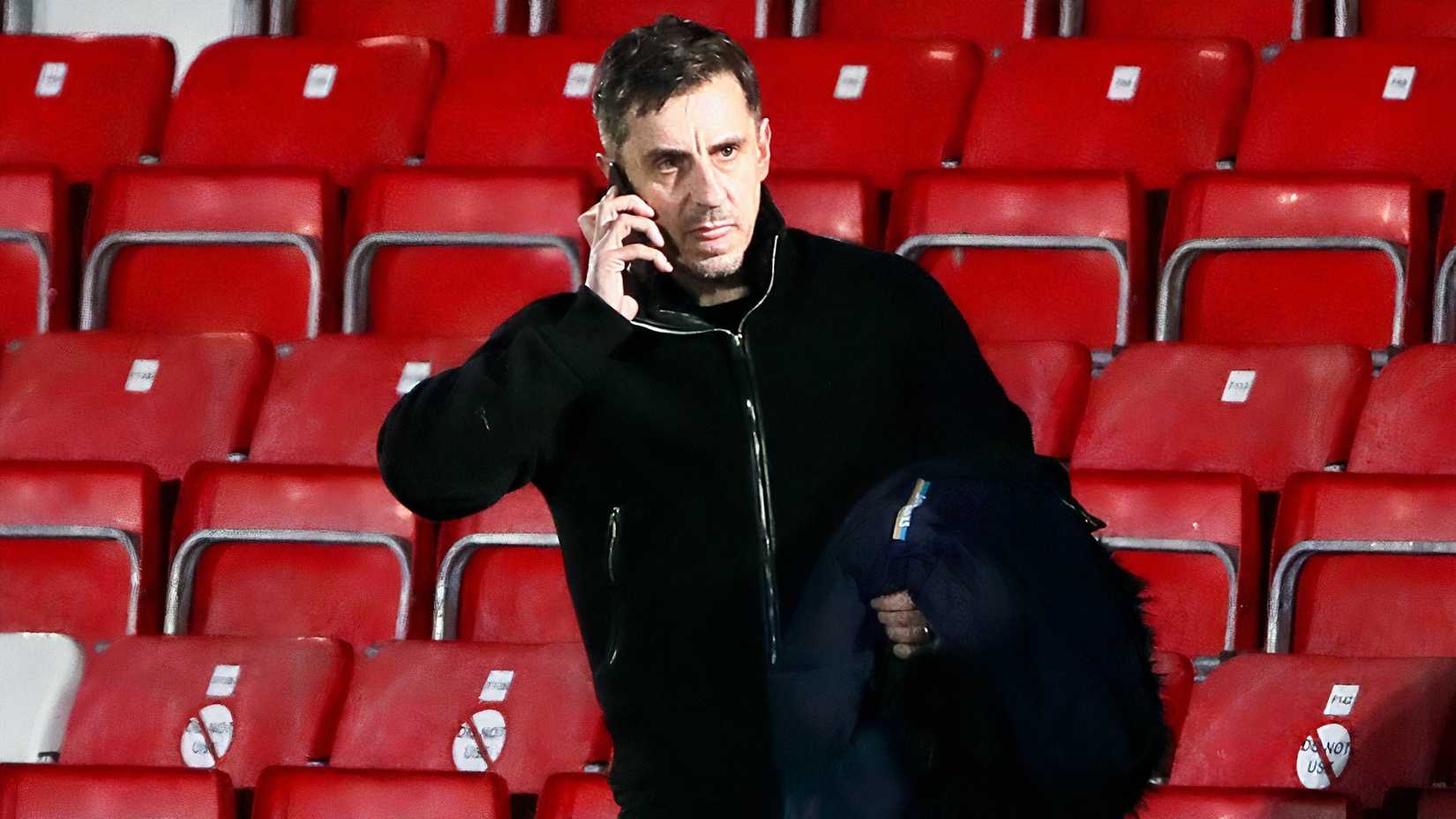 'Angry' workers take aim at Gary Neville after Union Jack controversy