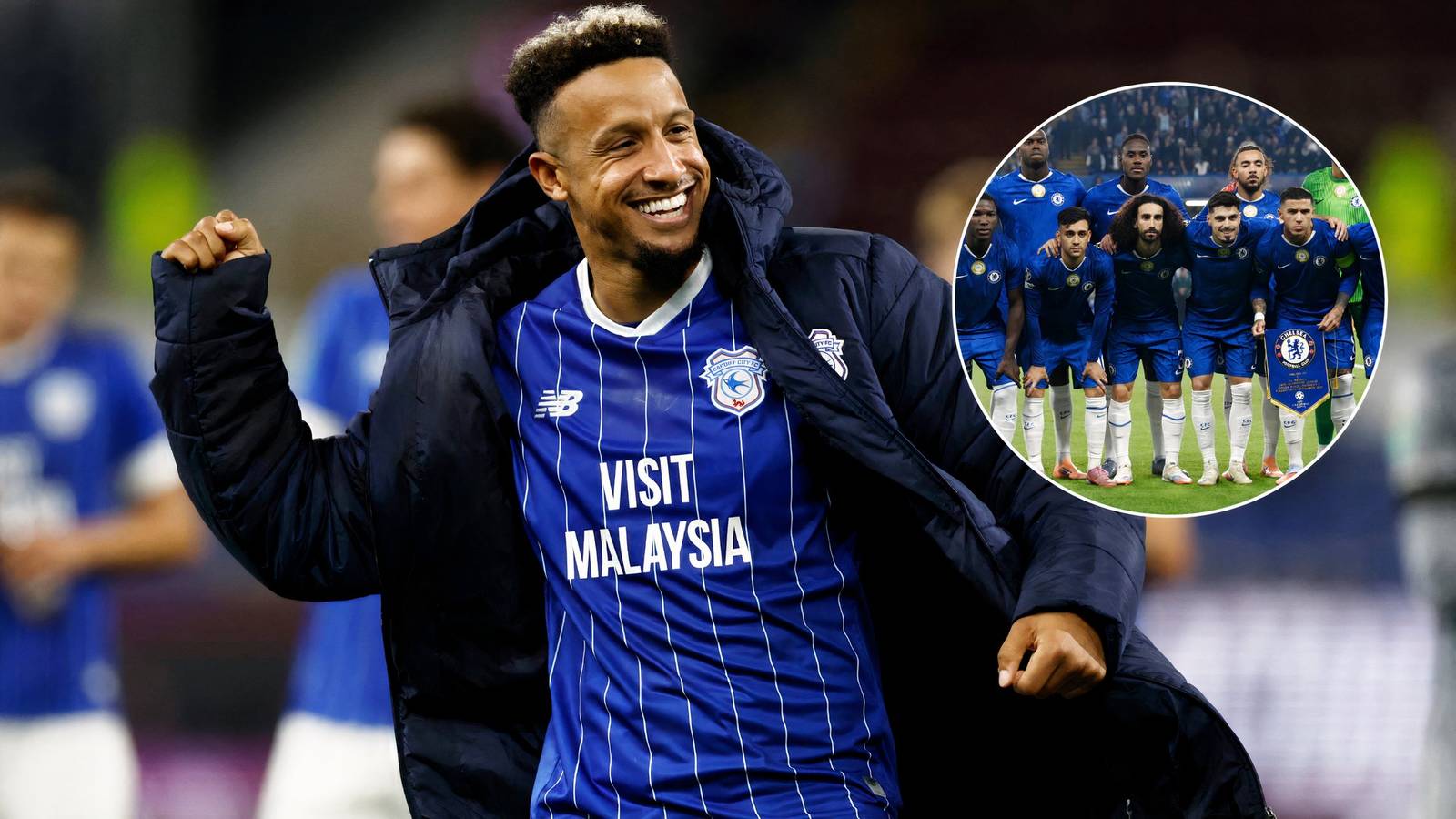 How Callum Robinson reacted to Cardiff City drawing Chelsea in the EFL ...