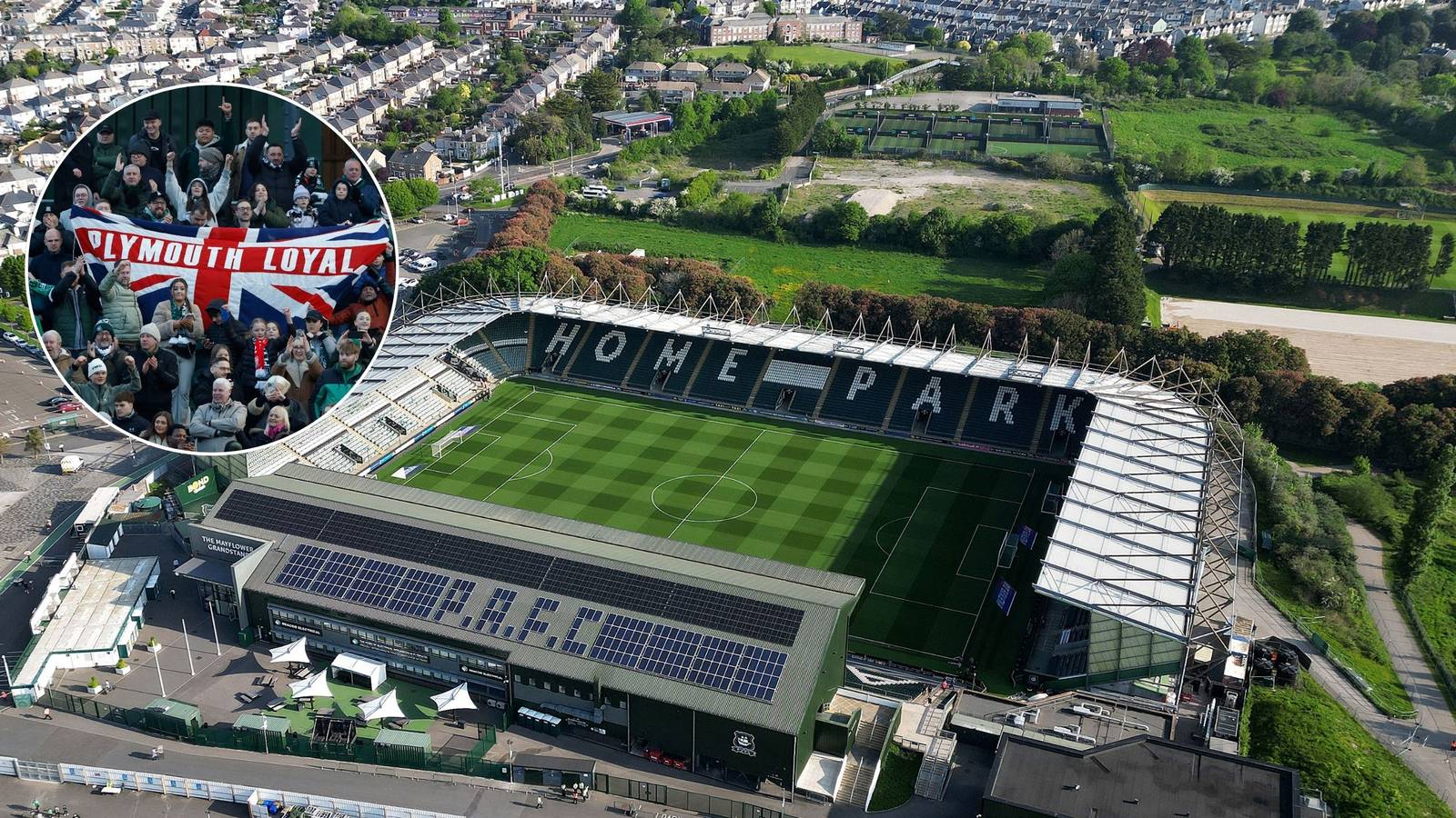 Fans react as Plymouth Argyle confirm 'strange' fire outside stadium ...