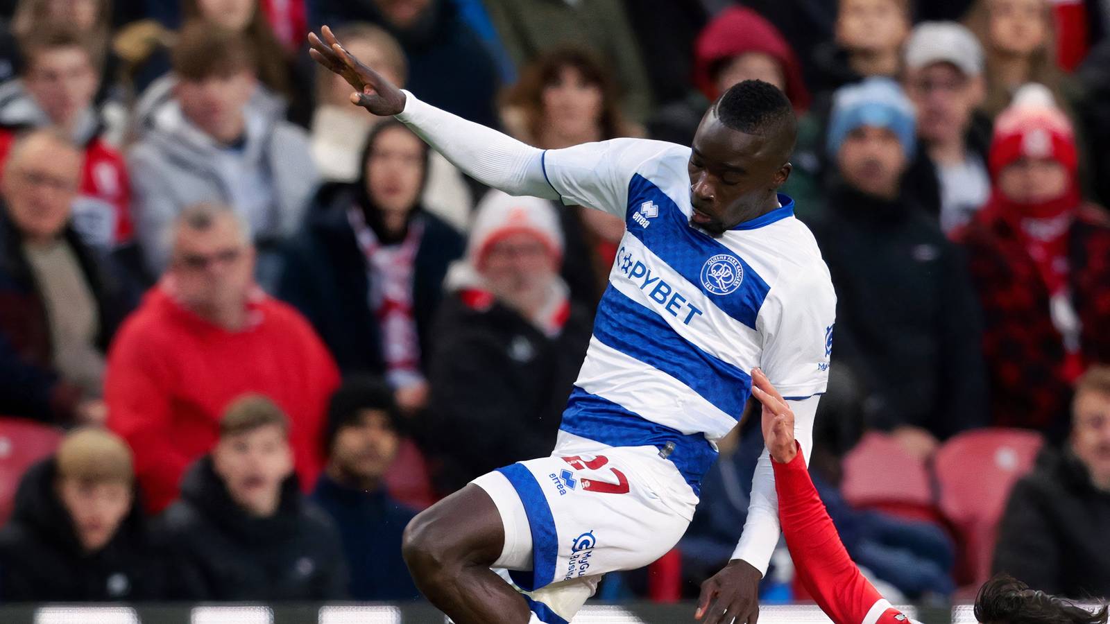 QPR fans are absolutely loving Amadou Mbengue footage that emerged after Leicester City win