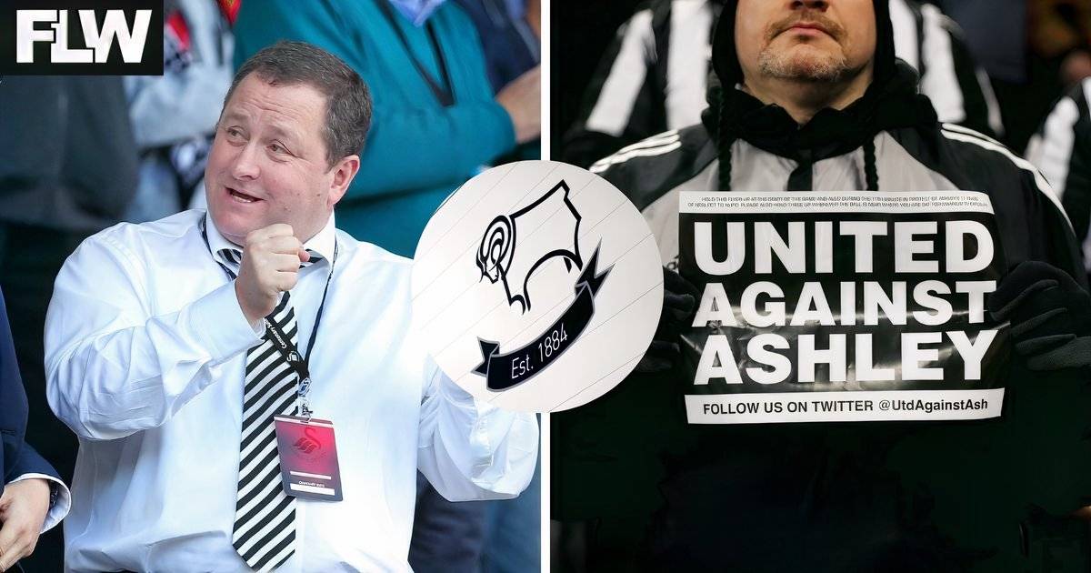 The price Mike Ashley paid to buy Newcastle United as £60m Derby County ...