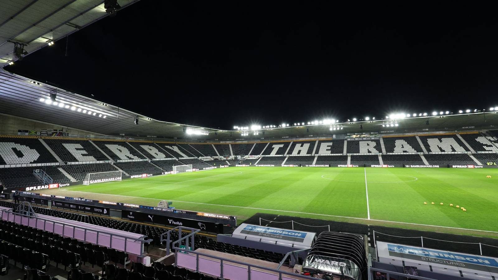 What happened to ambitious Derby County, Pride Park expansion plans?