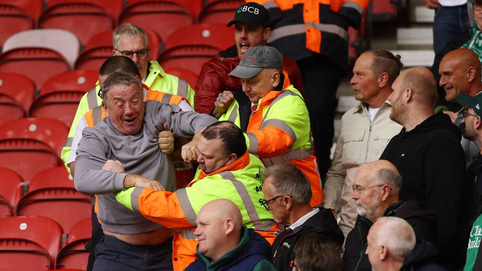 How stewards decide who gets removed from a UK football stadium