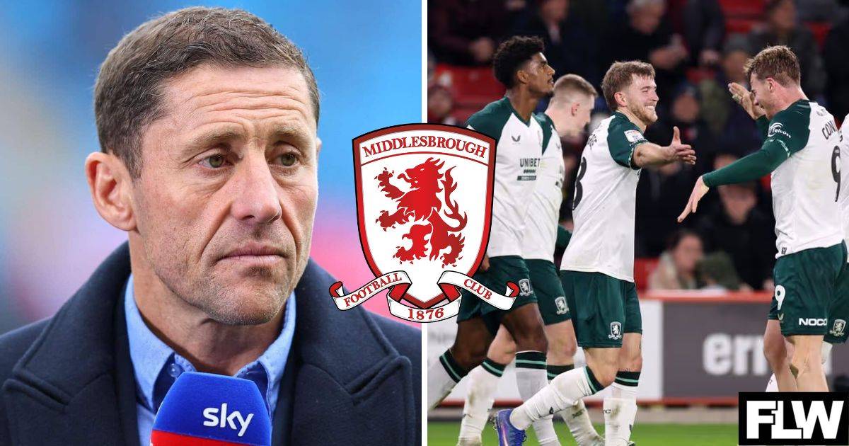 Pundit drops 'mighty' Middlesbrough promotion claim live on Sky Sports ...