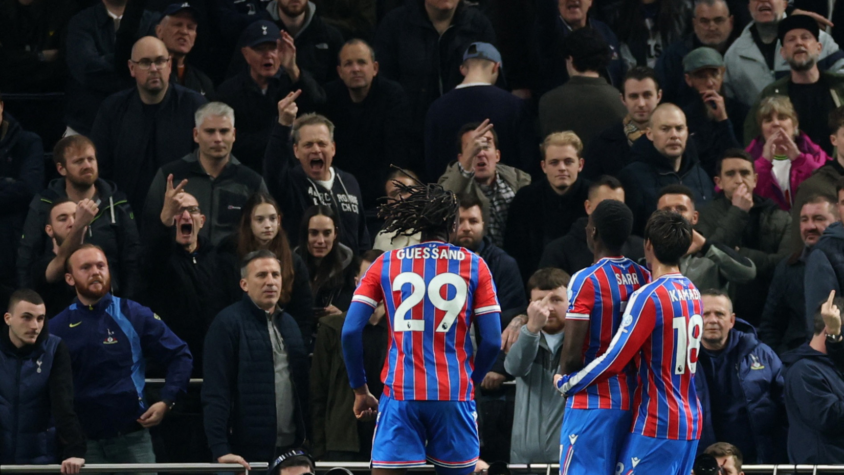 What Crystal Palace fans chanted to Spurs supporters - it involves Millwall