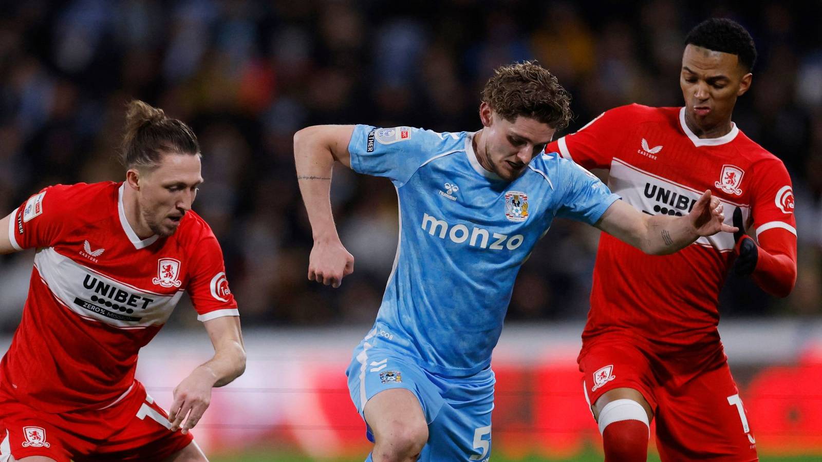 Triple Coventry City blow is boost for Middlesbrough's title chances