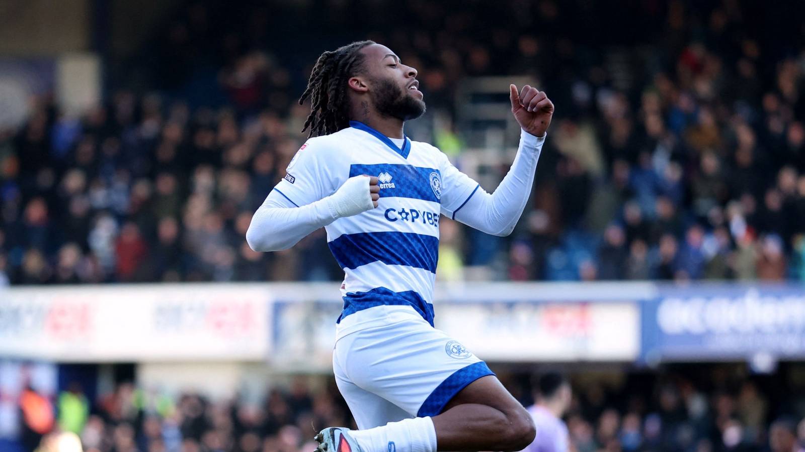 What Rumarn Burrell said to QPR fans after emotional Loftus Road moment ...