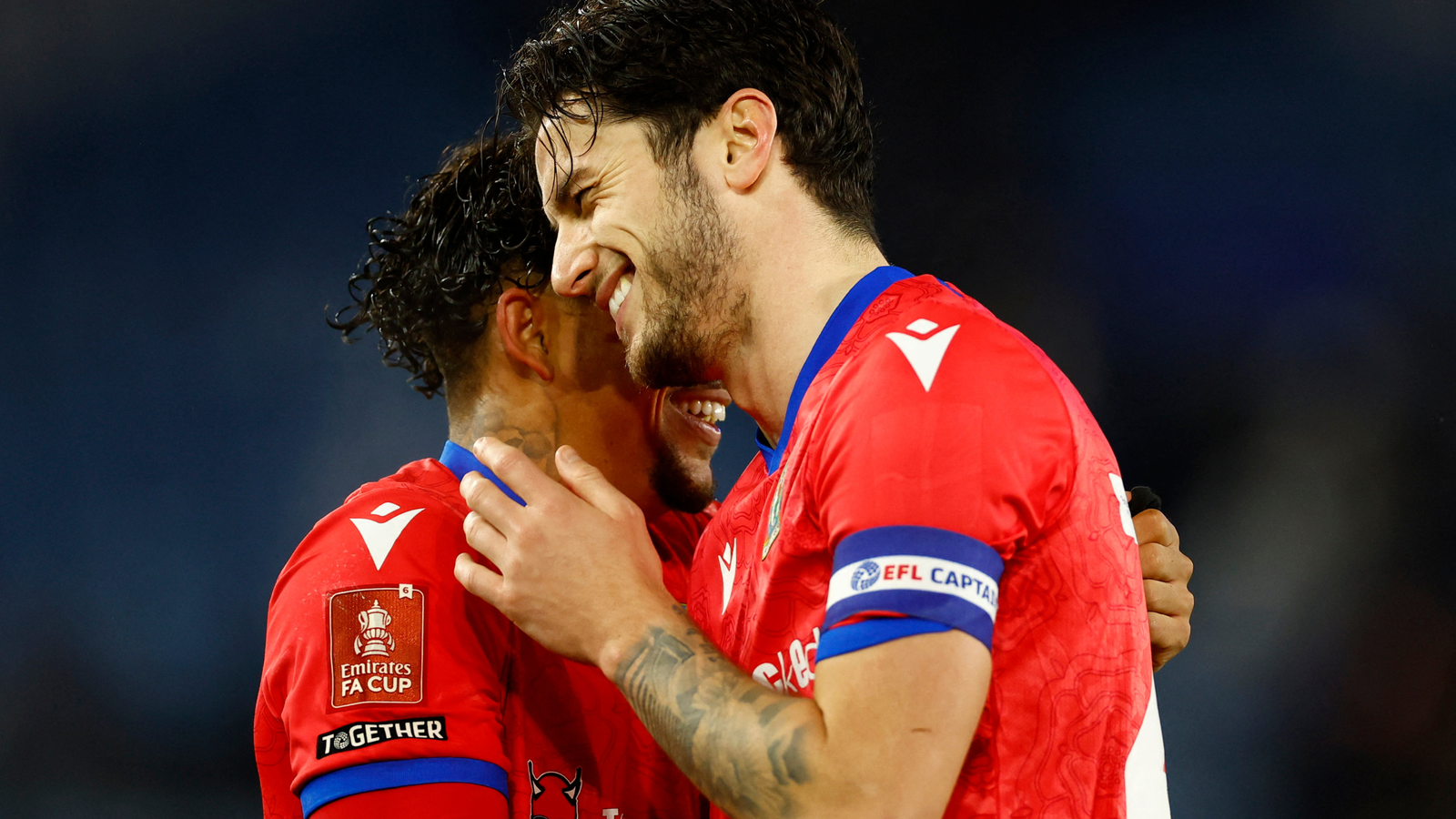 Lewis Travis reacts to Tyrhys Dolan's emotional Blackburn Rovers message