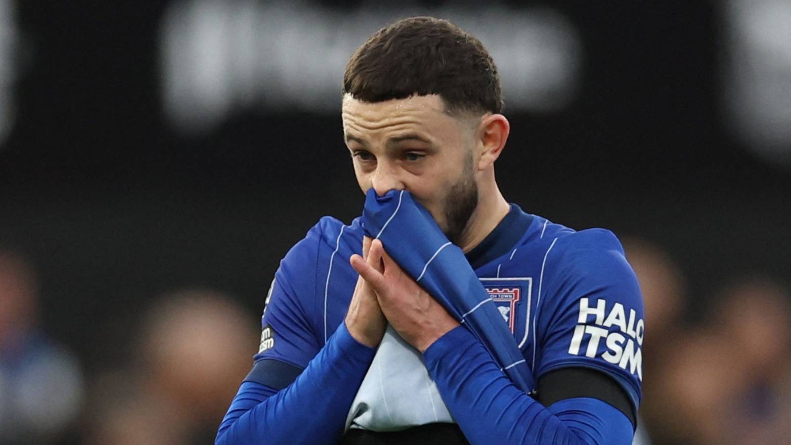 Dara O'Shea and Leif Davis react to Ipswich Town's emotional Conor ...