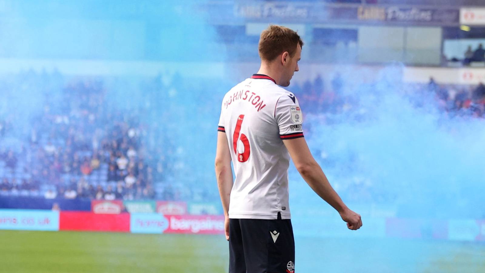 James Trafford reacts to George Johnston leaving Bolton for Luton Town