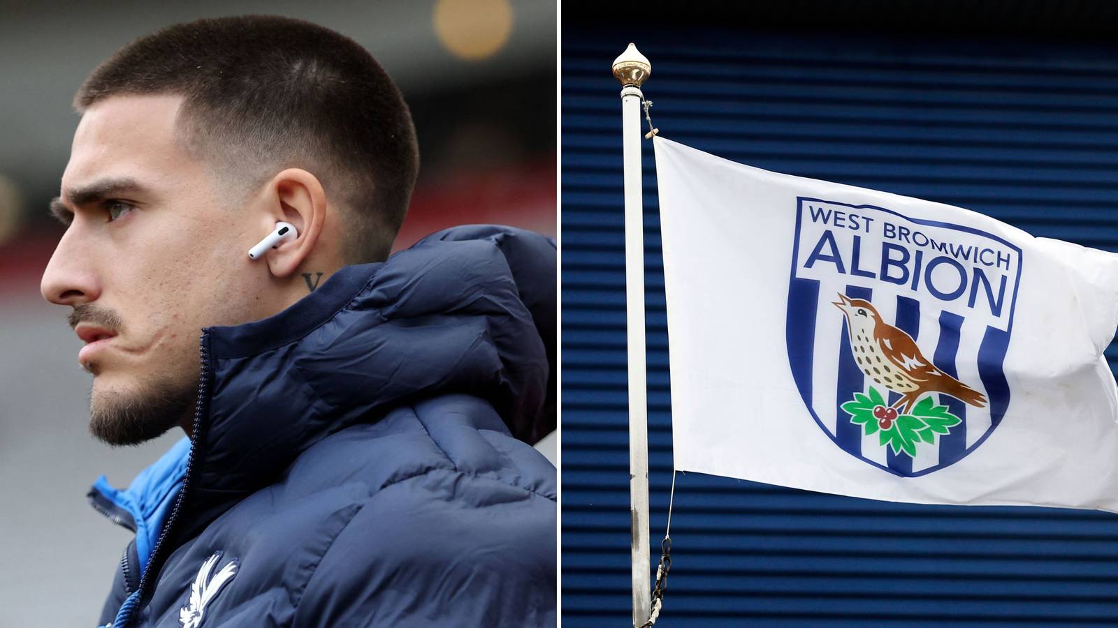 Will West Brom re-sign Danny Imray from Crystal Palace?